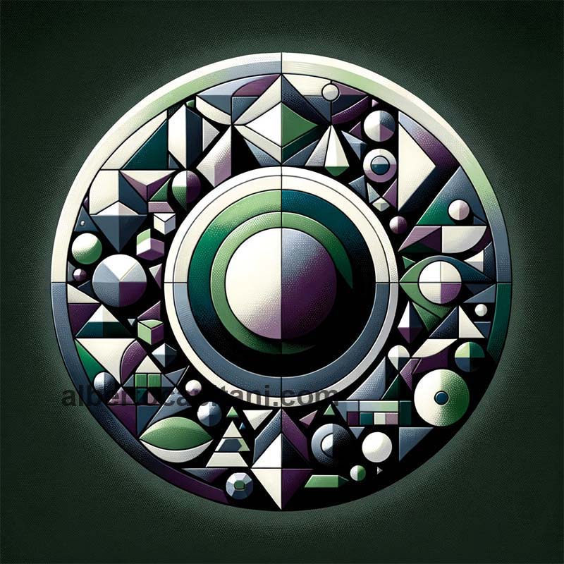 Abstract Geometric Harmony: Exploring Celestial Orchestration