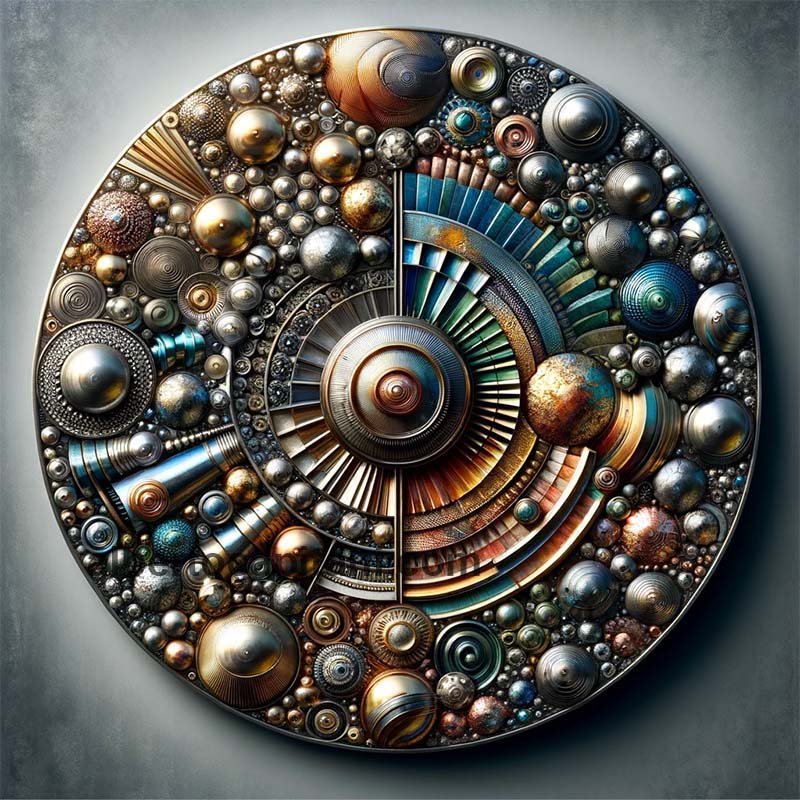 Marvel at the Mystery of the Universe: Metallic Art Forms