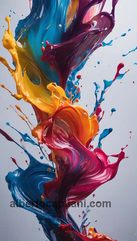 Explosion of Vitality: Capturing Life's Exuberance in Digital Artwork