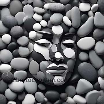 Contrast Stone Portrait: A Captivating Visual Experience